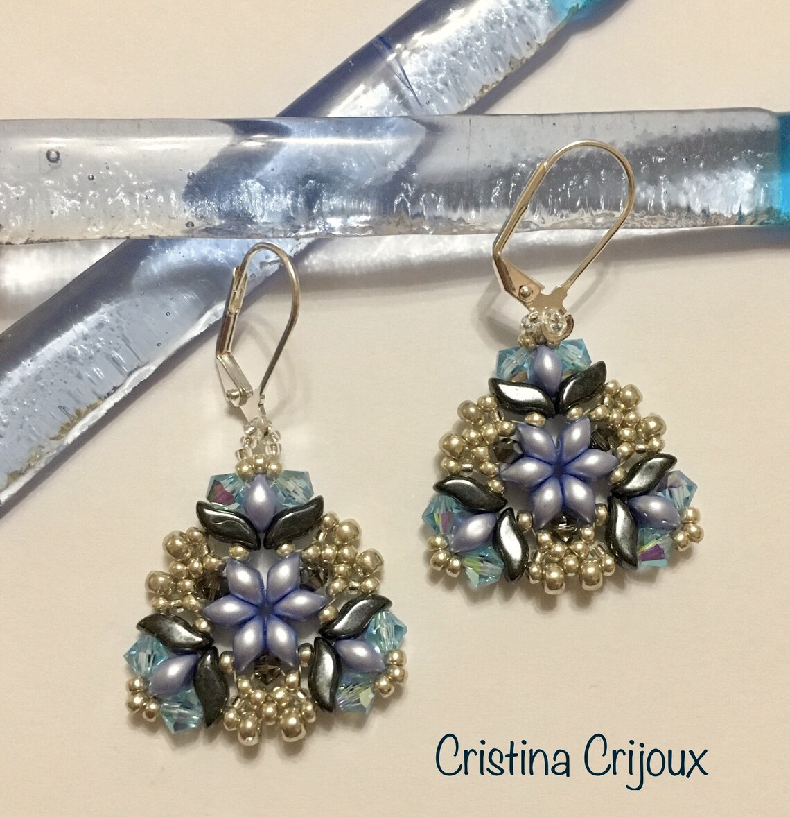 Tutorial Stormduo Earrings Tutorial Bicons Earrings Es-o Earrings ...