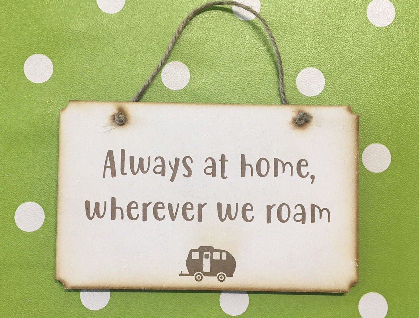 Caravan Plaques MDF White Laser Cut Home Decor Caravan | Etsy UK