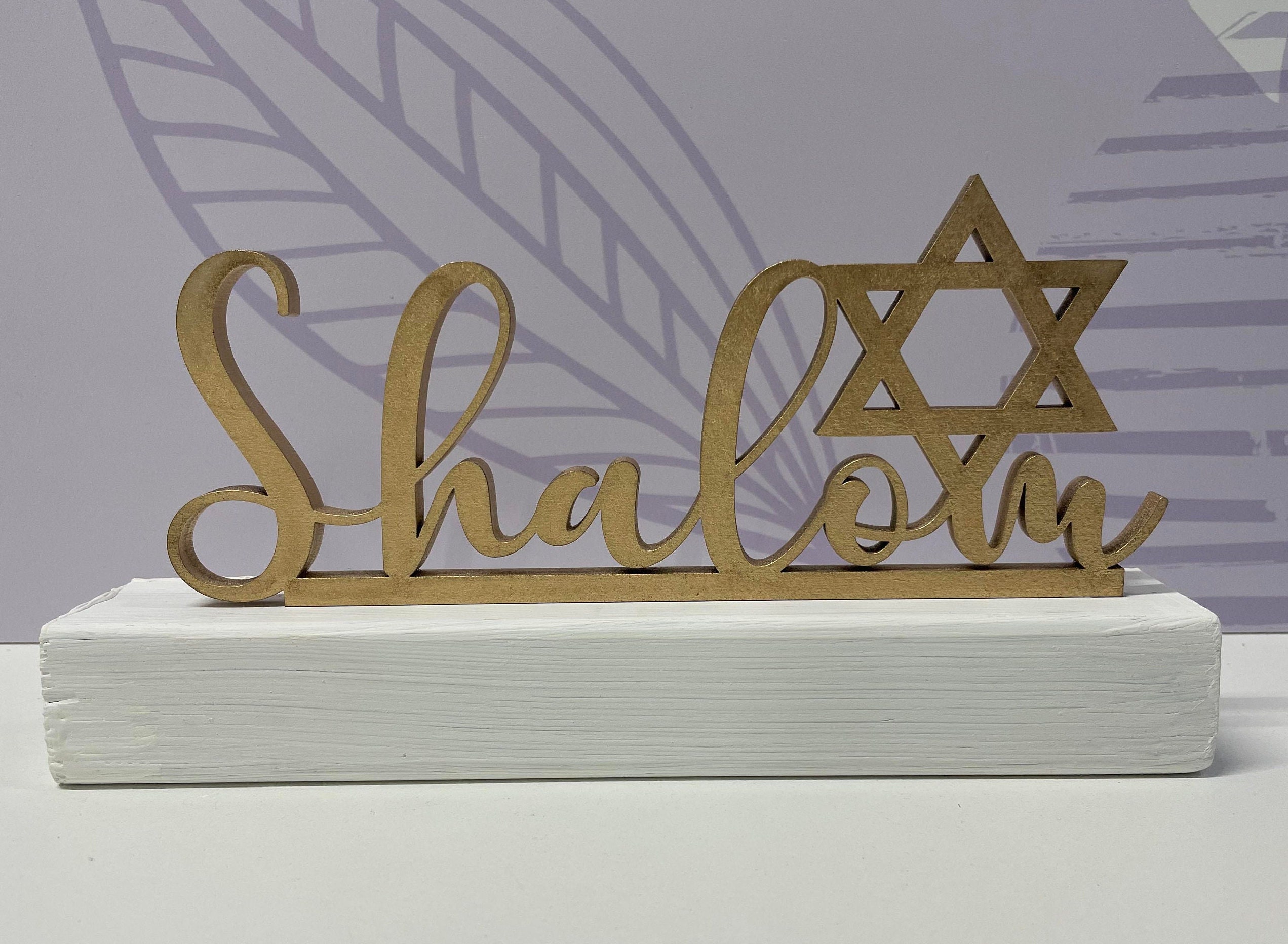 Shalom Wooden Laser Engraved Free Standing Home Decor Dove - Etsy UK