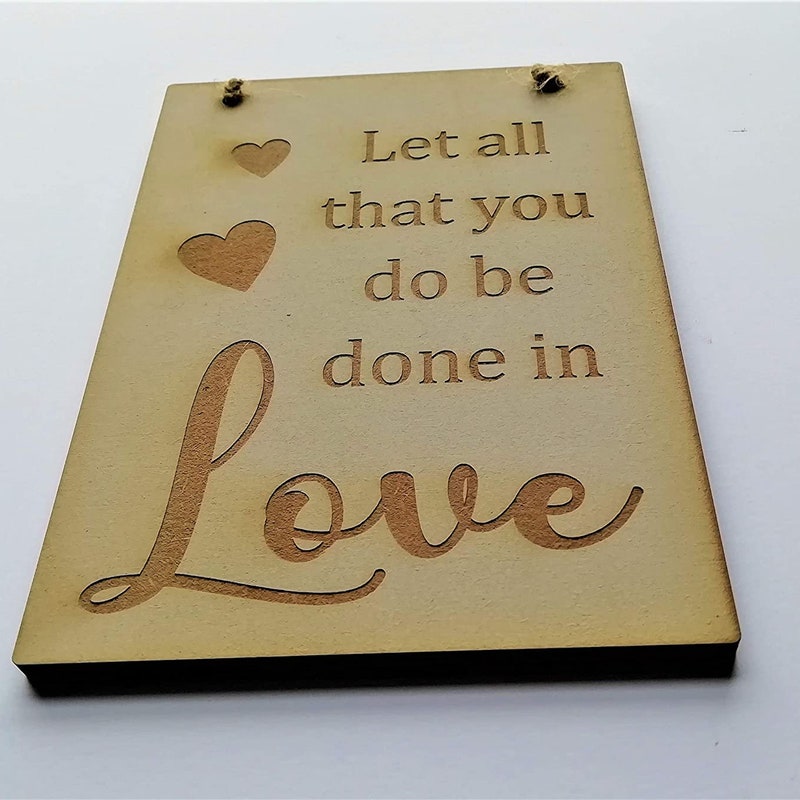 Bible Verse Plaque - Etsy UK