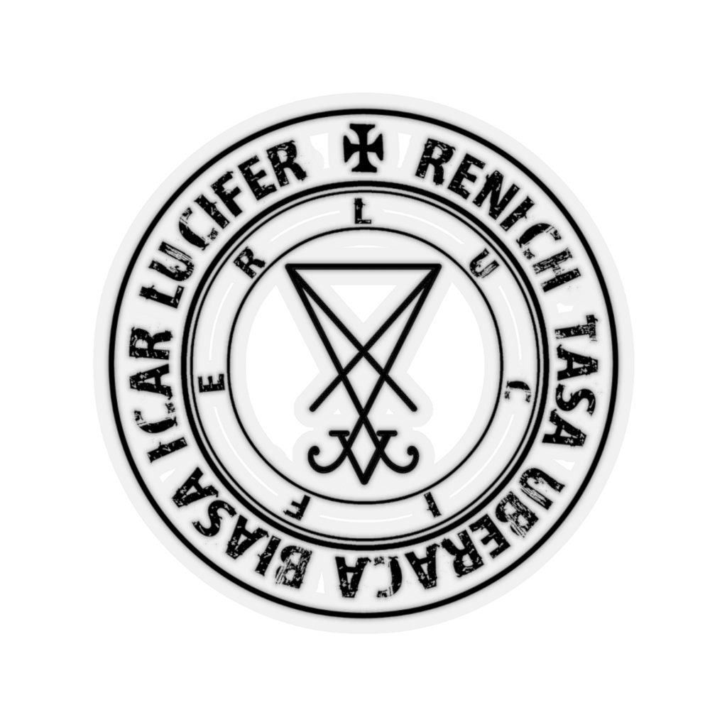 Lucifer Sigils with Enn Transparent Stickers | Etsy