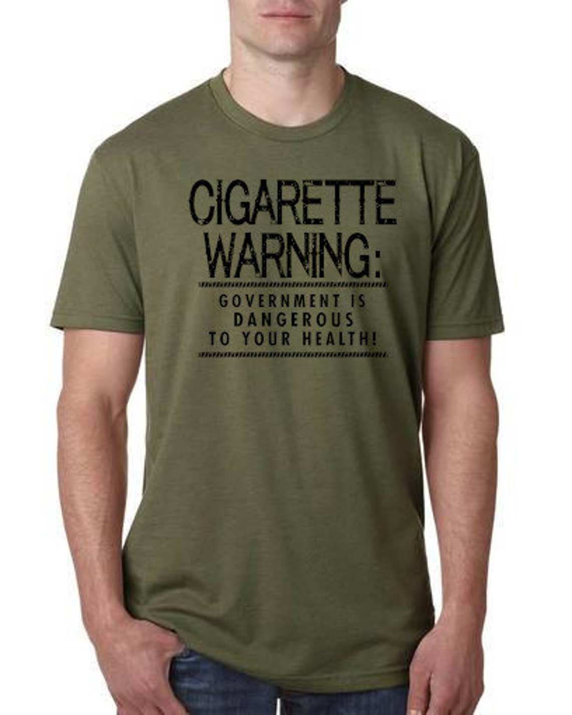 Cigarette Warning Tee Shirt | Etsy