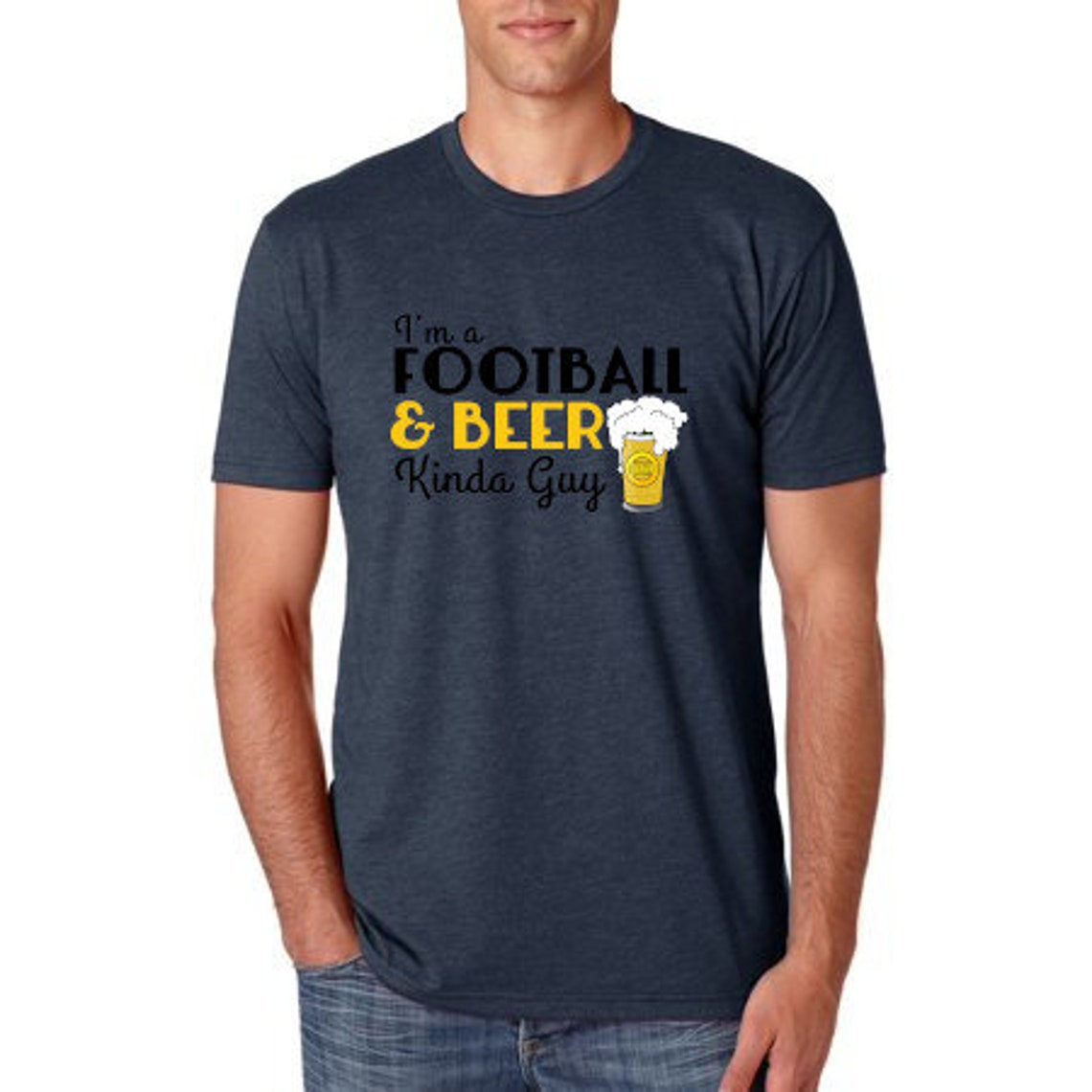 Im a Football and Beer Guy T-shirt - Etsy