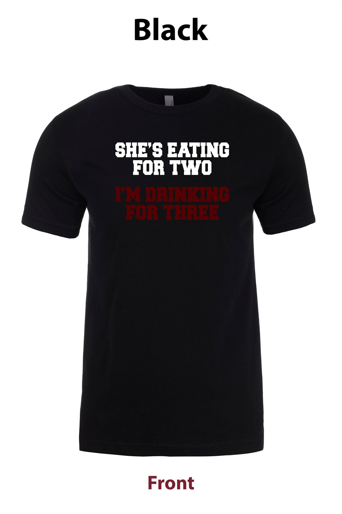 She is Eating for Two Im Drinking for Three Tee - Etsy