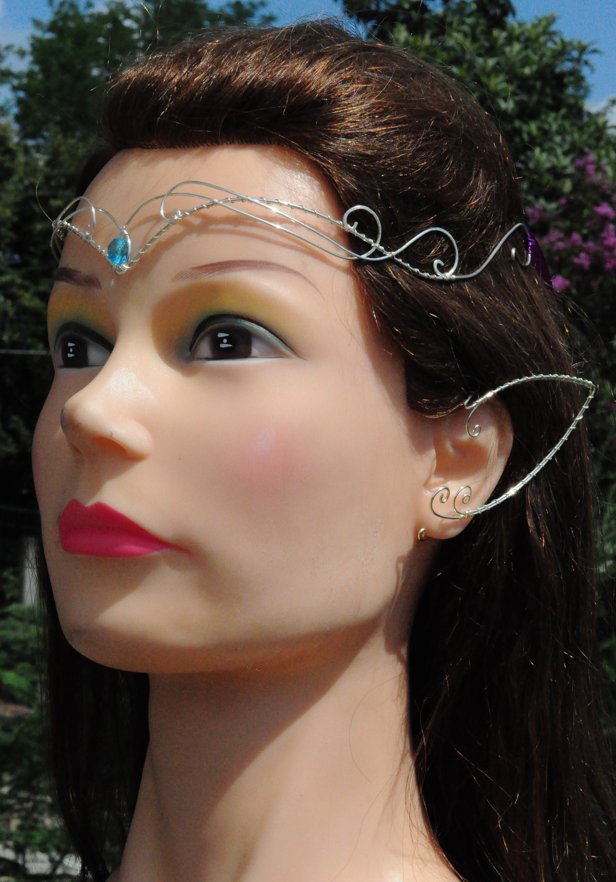 Handmade celtic silver tiara perfect for symbolic weddings or | Etsy