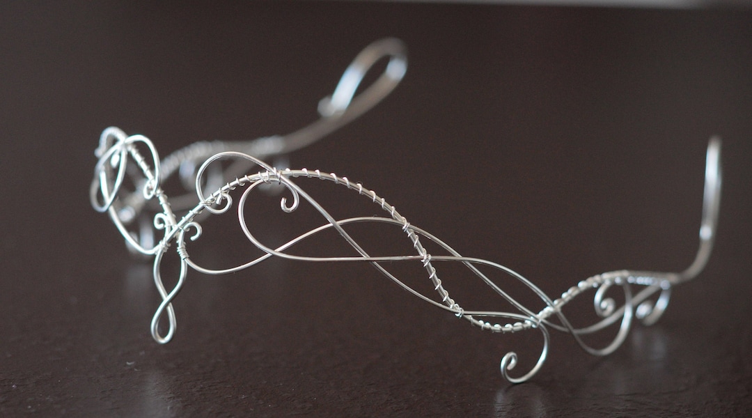 Celtic Handmade Tiara, Silver Color, Perfect for Symbolic Weddings or ...