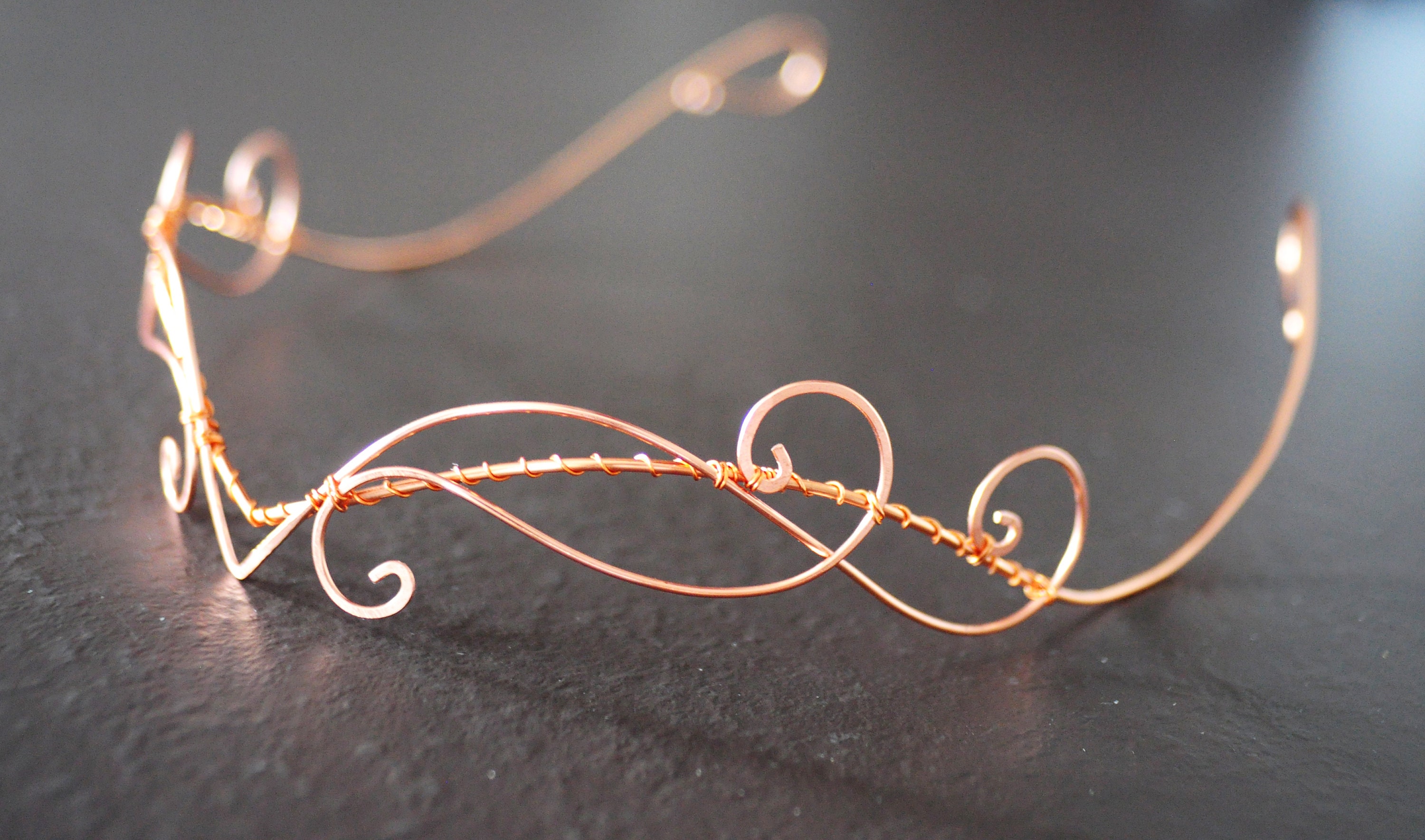 Celtic Handmade Tiara, Copper Color, Perfect for Symbolic Weddings or ...