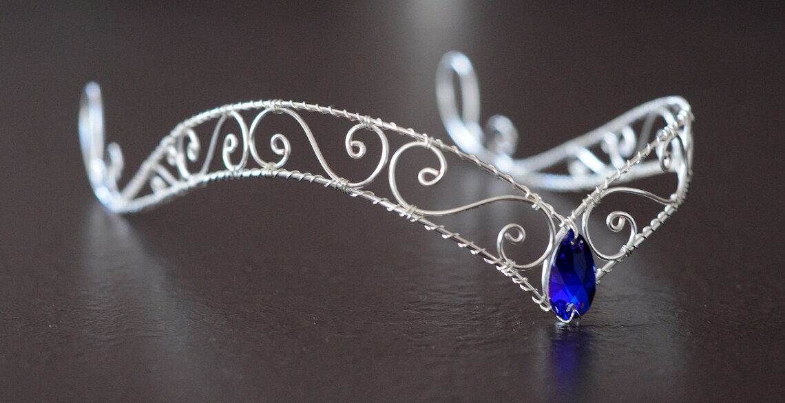 Handmade Celtic Silver Tiara Perfect for Symbolic Weddings or - Etsy