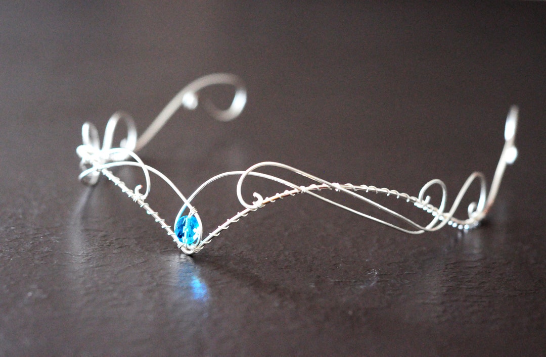 Handmade Celtic Silver Tiara, Perfect for Symbolic Weddings or Elven ...