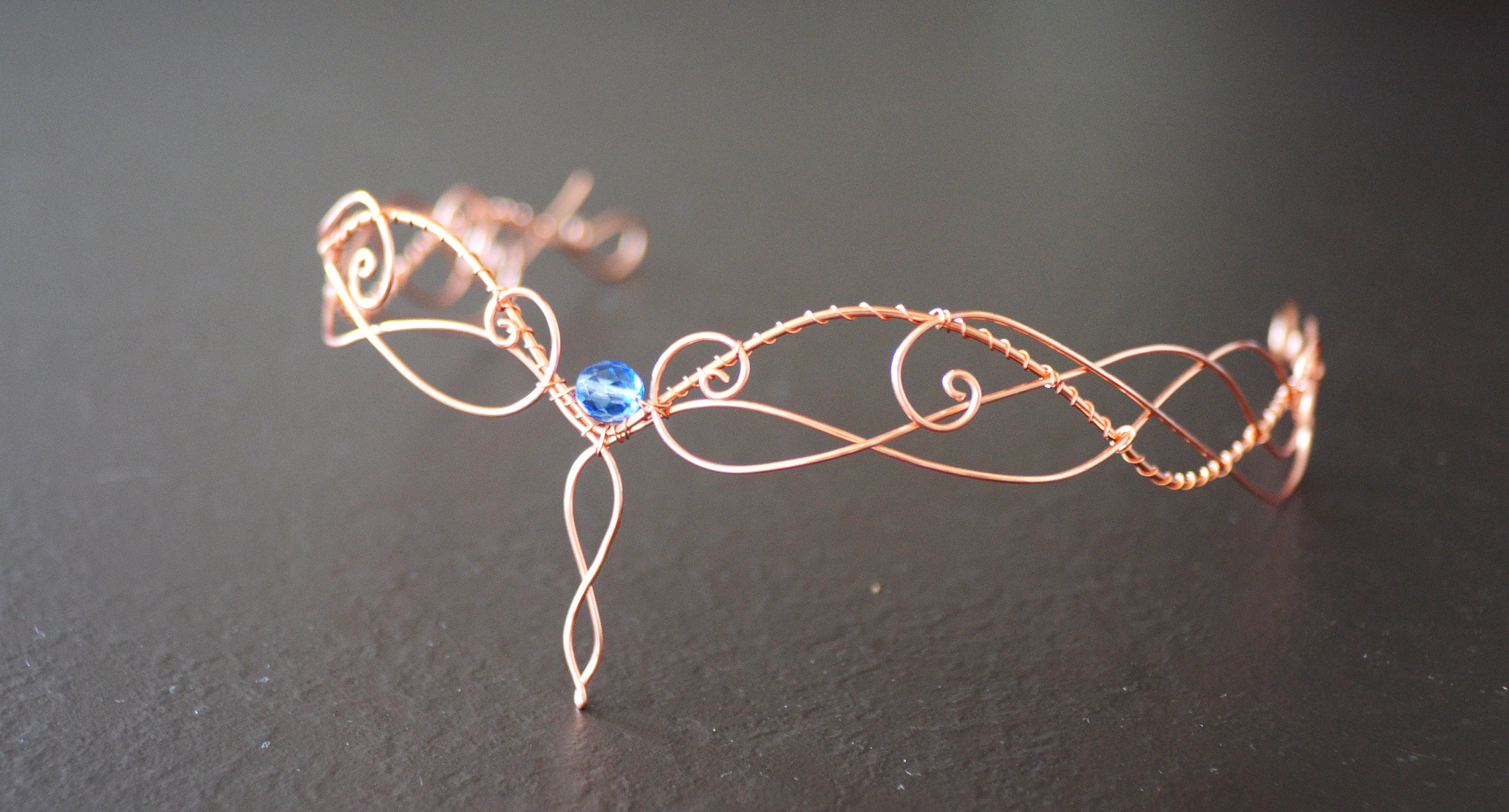Celtic Handmade Tiara, Copper Color, Perfect for Symbolic Weddings or ...