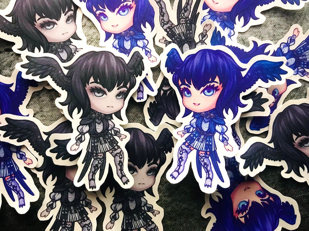 Endwalker Meteion Chibi Stickers - FFXIV Stickers - Etsy