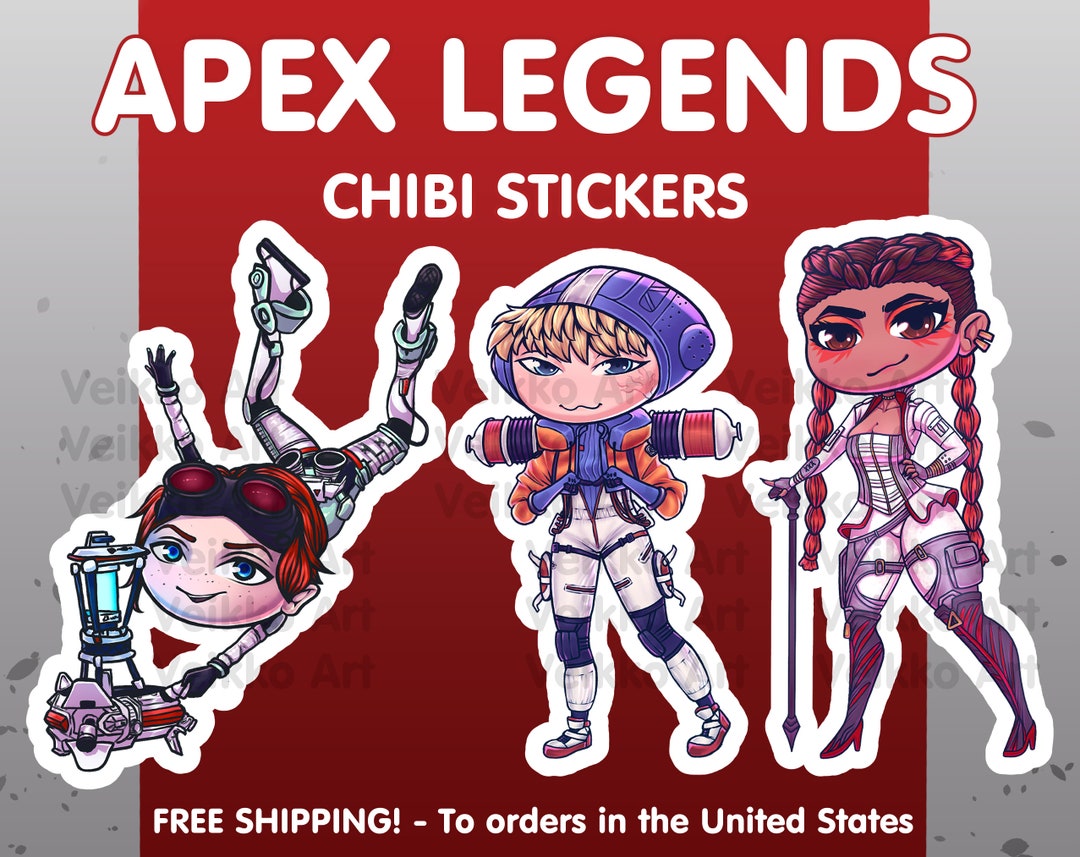 Apex Legends Legends Stickers Wattson, Loba, Horizon - Etsy