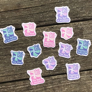 FFXIV Vuln Stacks Stickers - FREE Shipping - Holographic or Waterproof ...