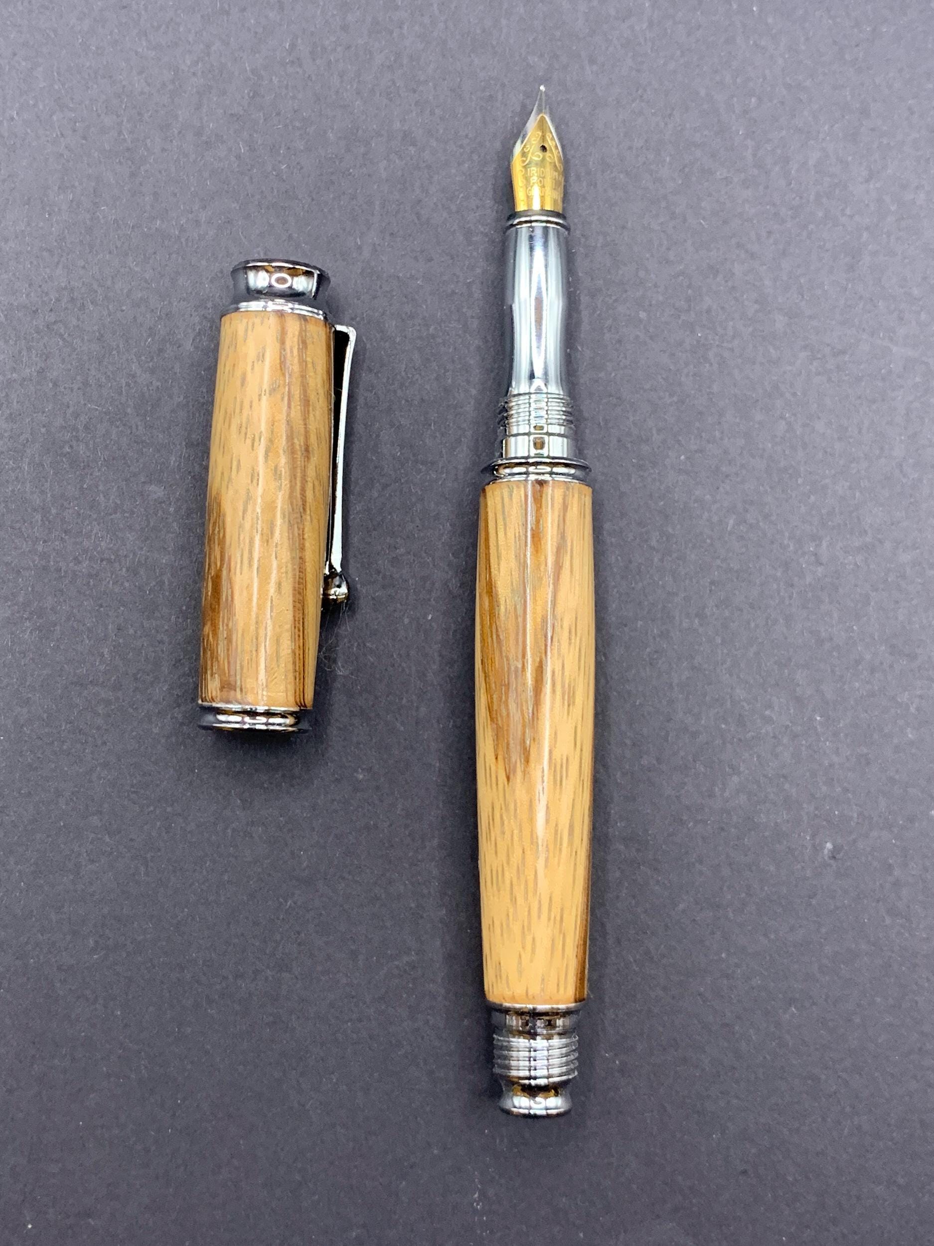 Zebrano Wood Fountain Pen(30), Wooden Pen, - Etsy UK