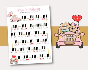 Flash Cards Intervals Treble & Bass Clef Melodic and - Etsy