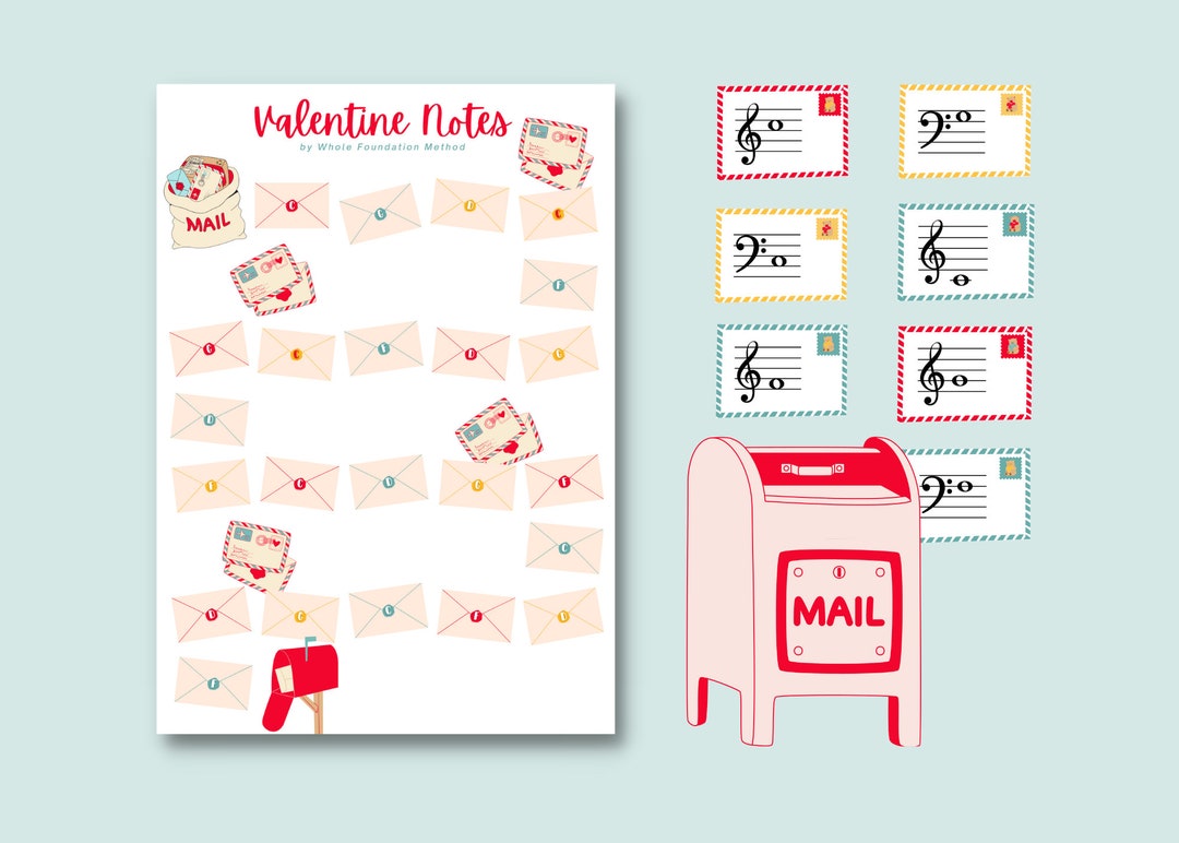 Valentine Notes | Landmark Game - Etsy