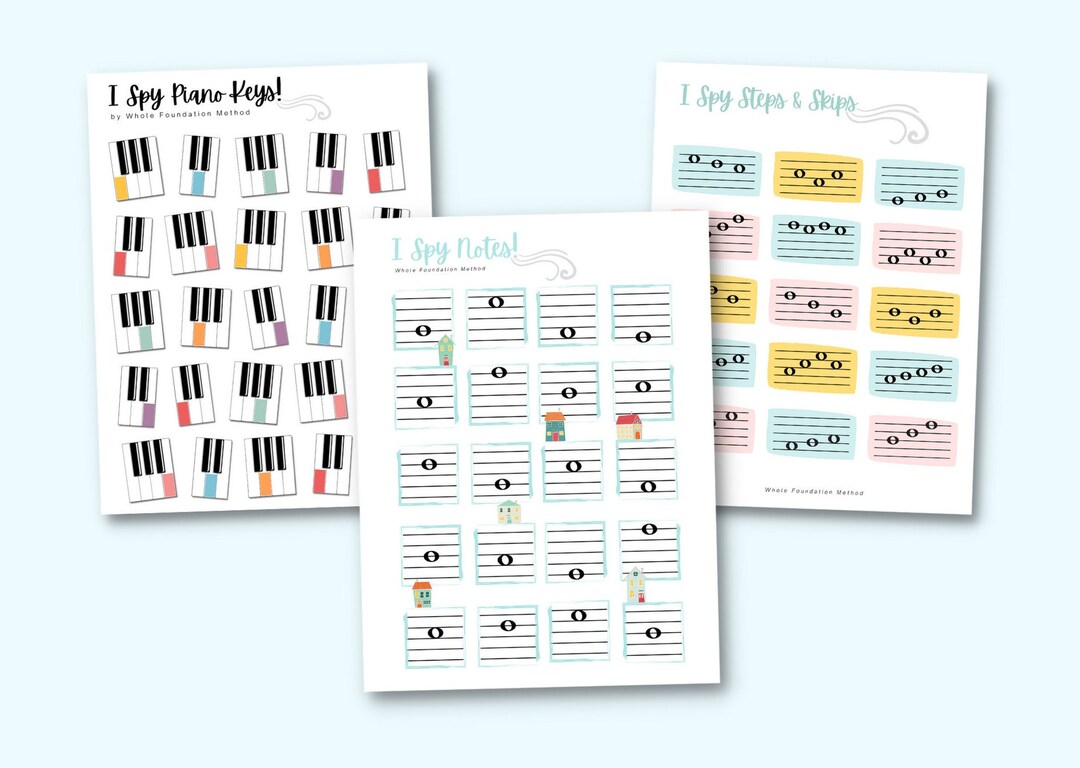 I Spy Music Games (NEW and Improved!) - Etsy