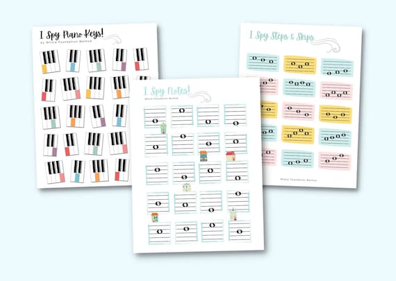 I Spy Music Games NEW and Improved - Etsy