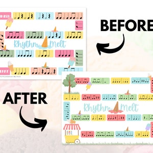 Rhythm Melt | Candy-land Inspired Rhythm & Time Signature Game - Etsy