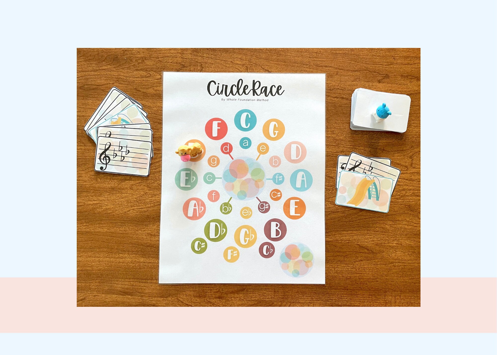Circle Race | Key Signature Game - Etsy