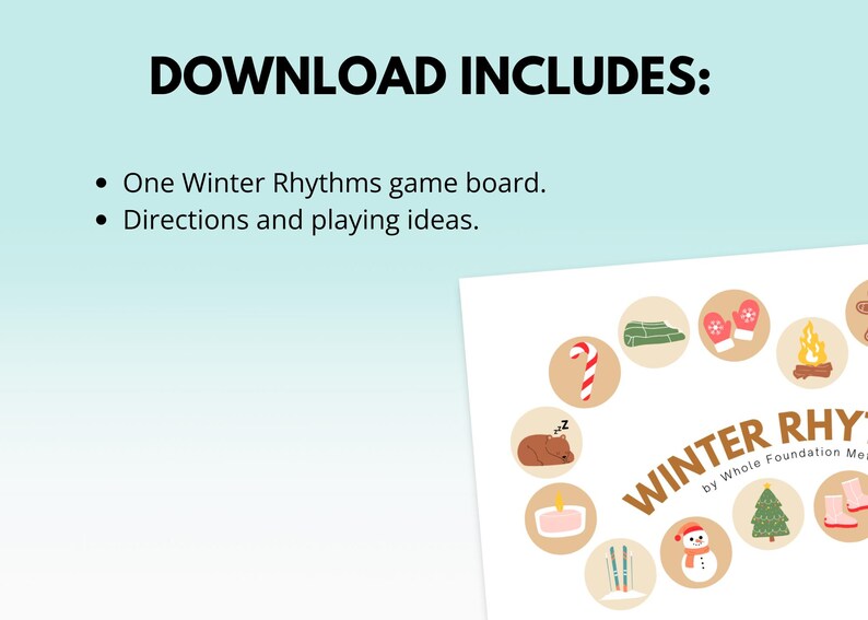 Winter Rhythms | Ear Training & Notation Writing Game - Etsy