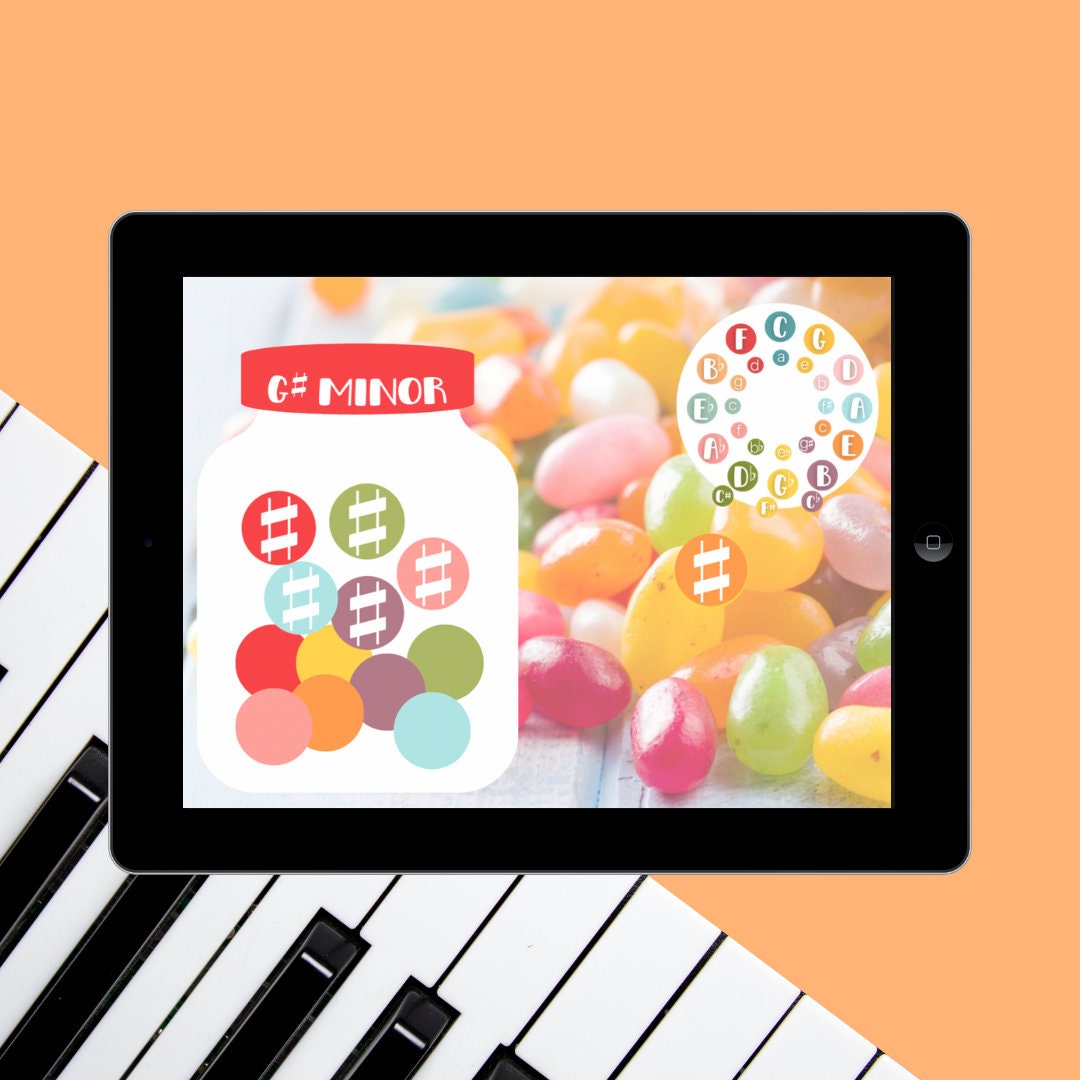 Key Signature Jars | Boom Card Deck - Etsy