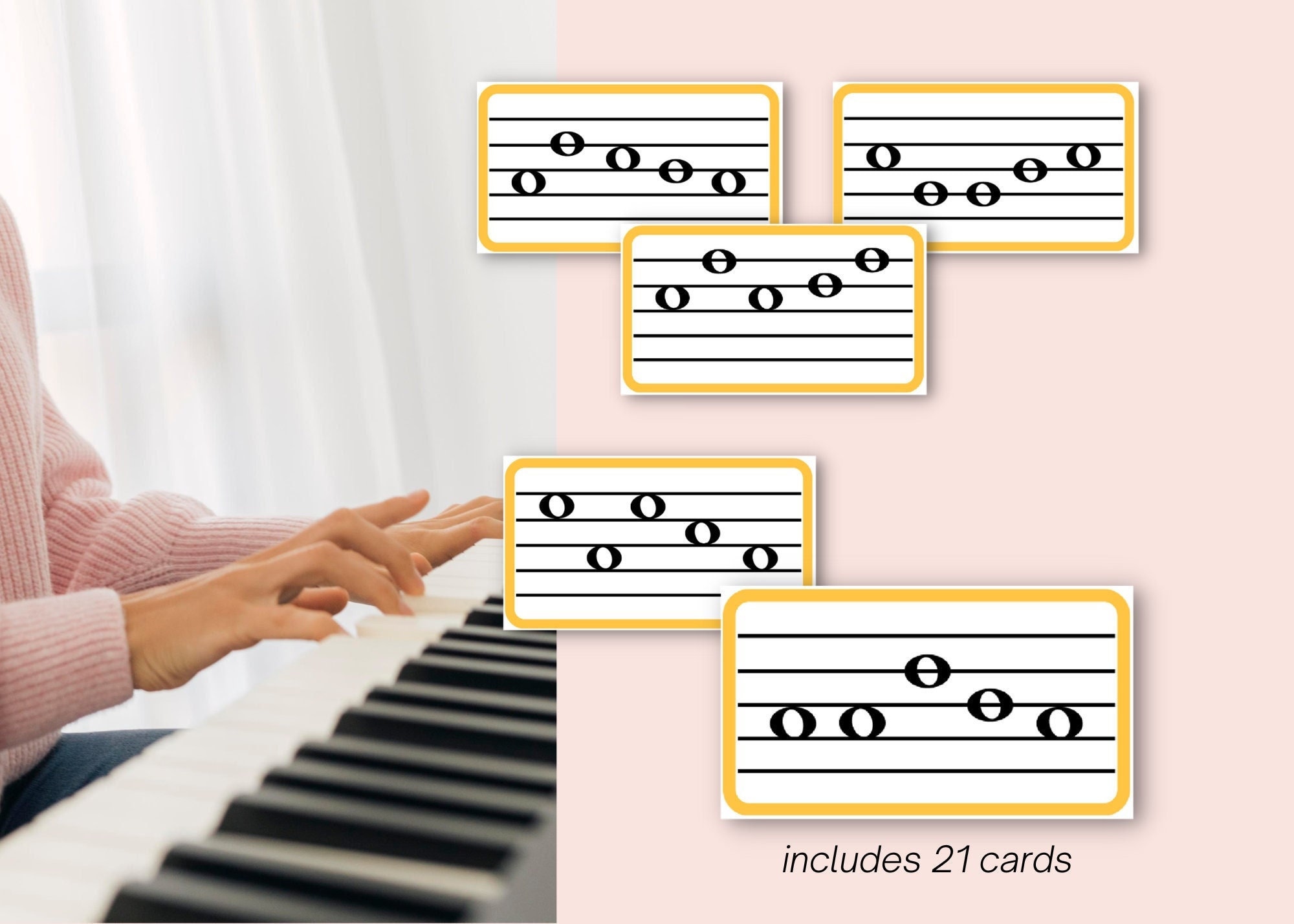 Sight-reading Flashcards | LEVEL 2 - Etsy