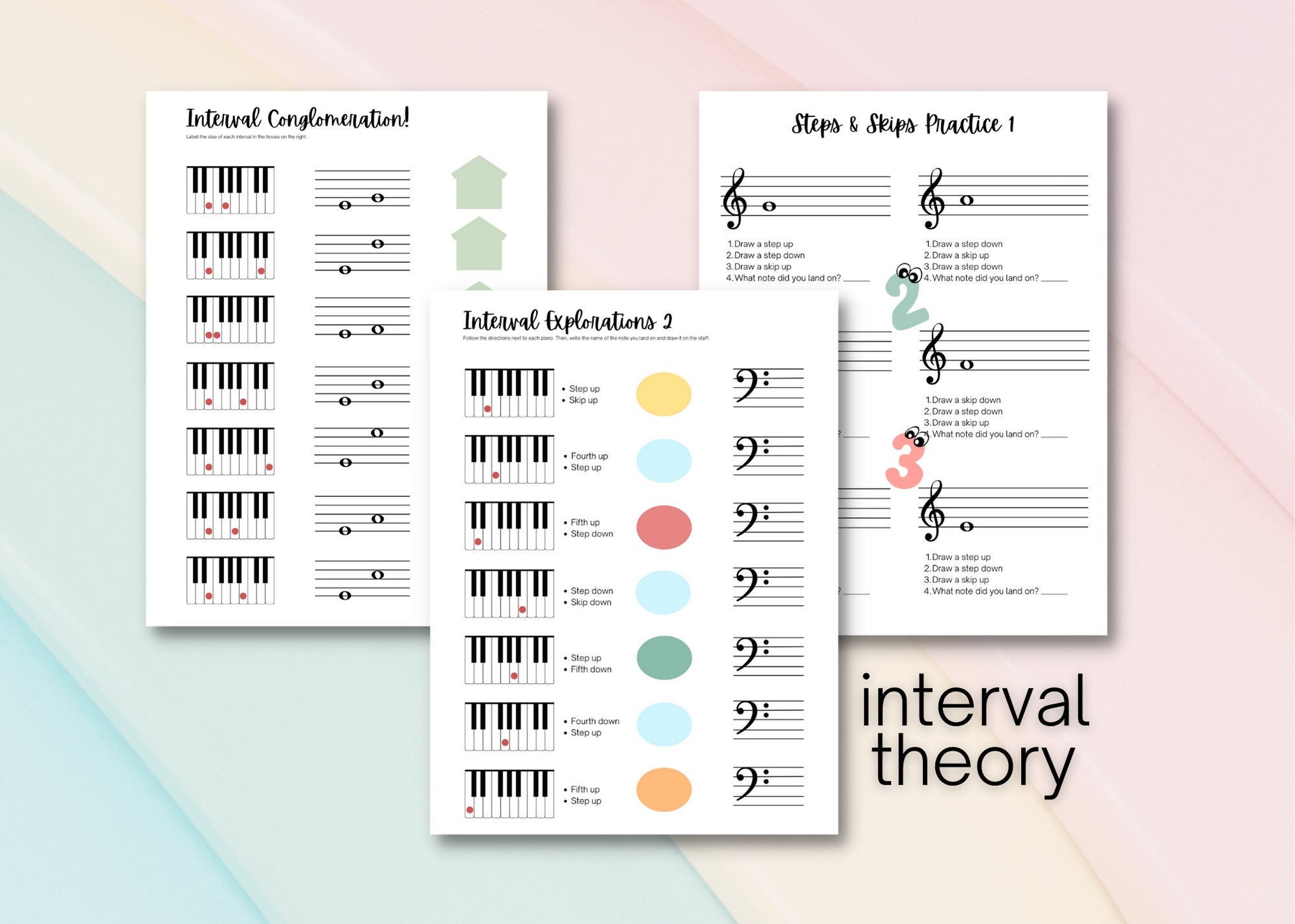Interval Theory Worksheets - Etsy