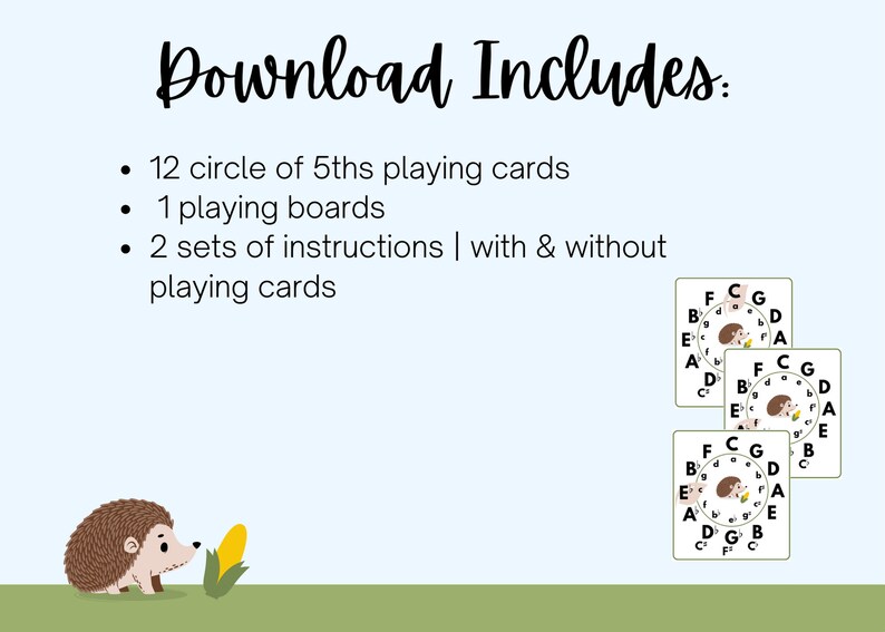 Corn Maze | Circle of 5ths & Key Signature Game - Etsy