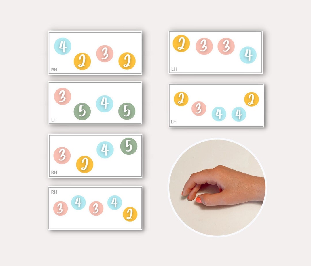 Finger Tapping Cards - Etsy