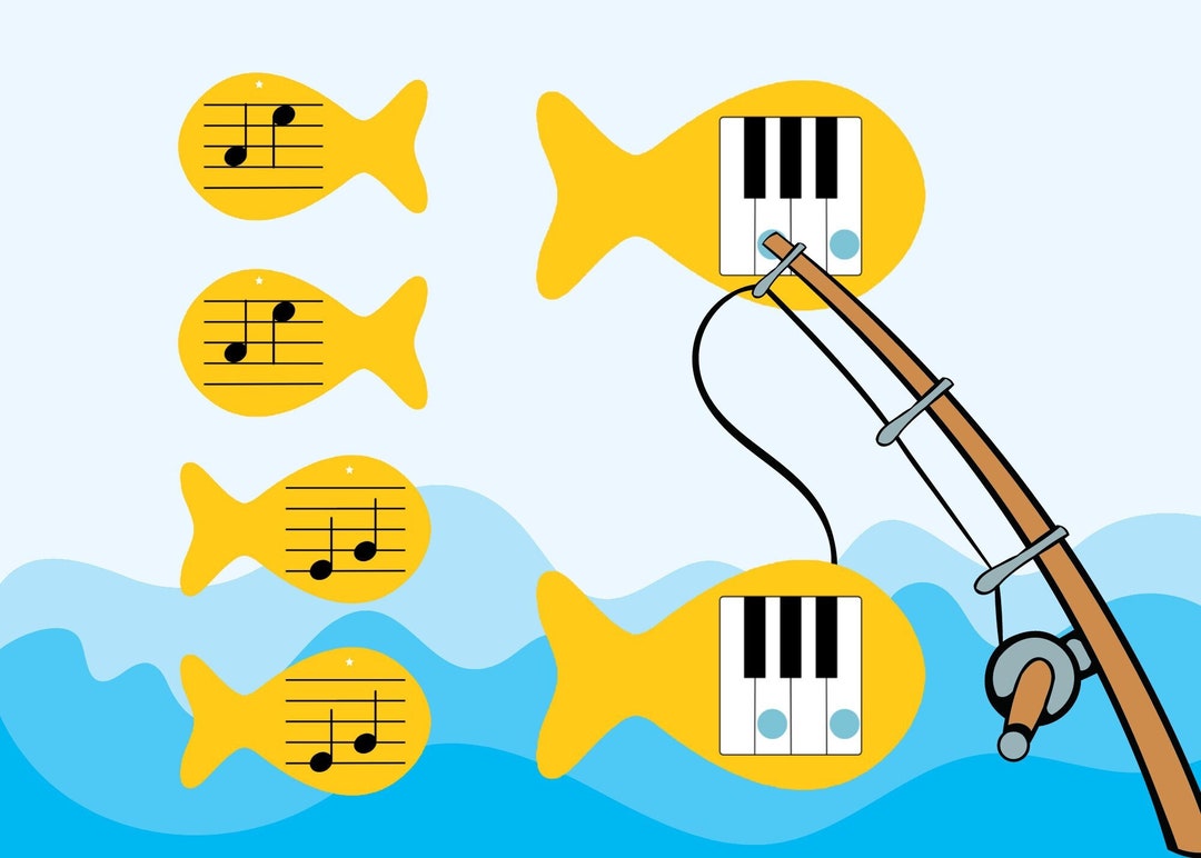 Fish Pairs | Interval Matching Game - Etsy