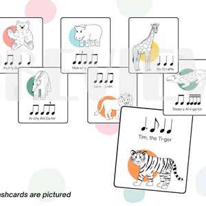 Pre-k Piano Theory & Flashcards - Etsy