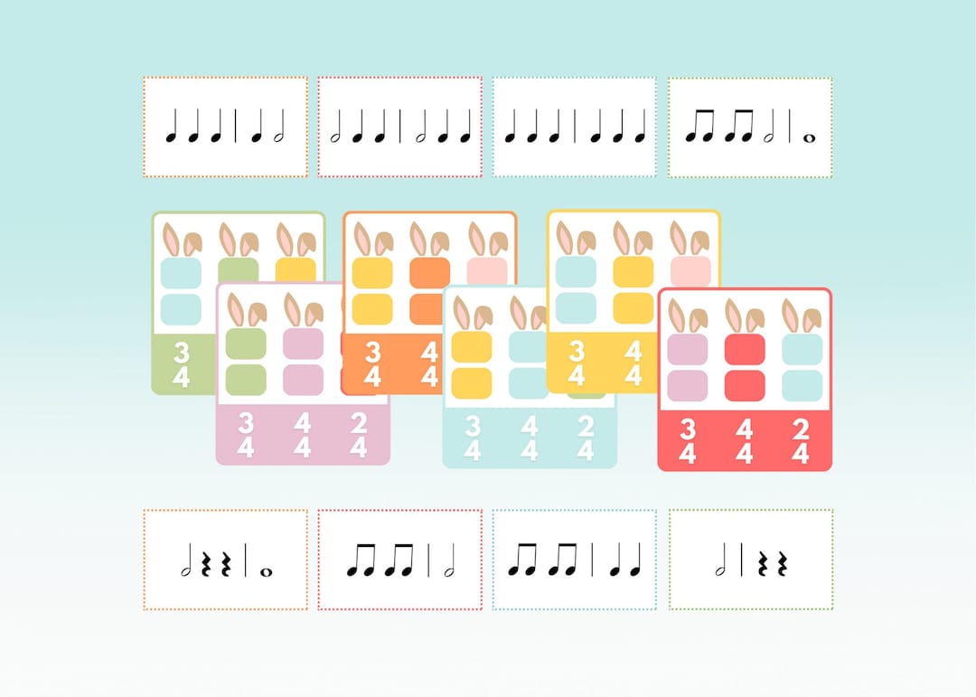 Rhythm Hop | Easter Time Signature Game | Group & Private Lessons - Etsy