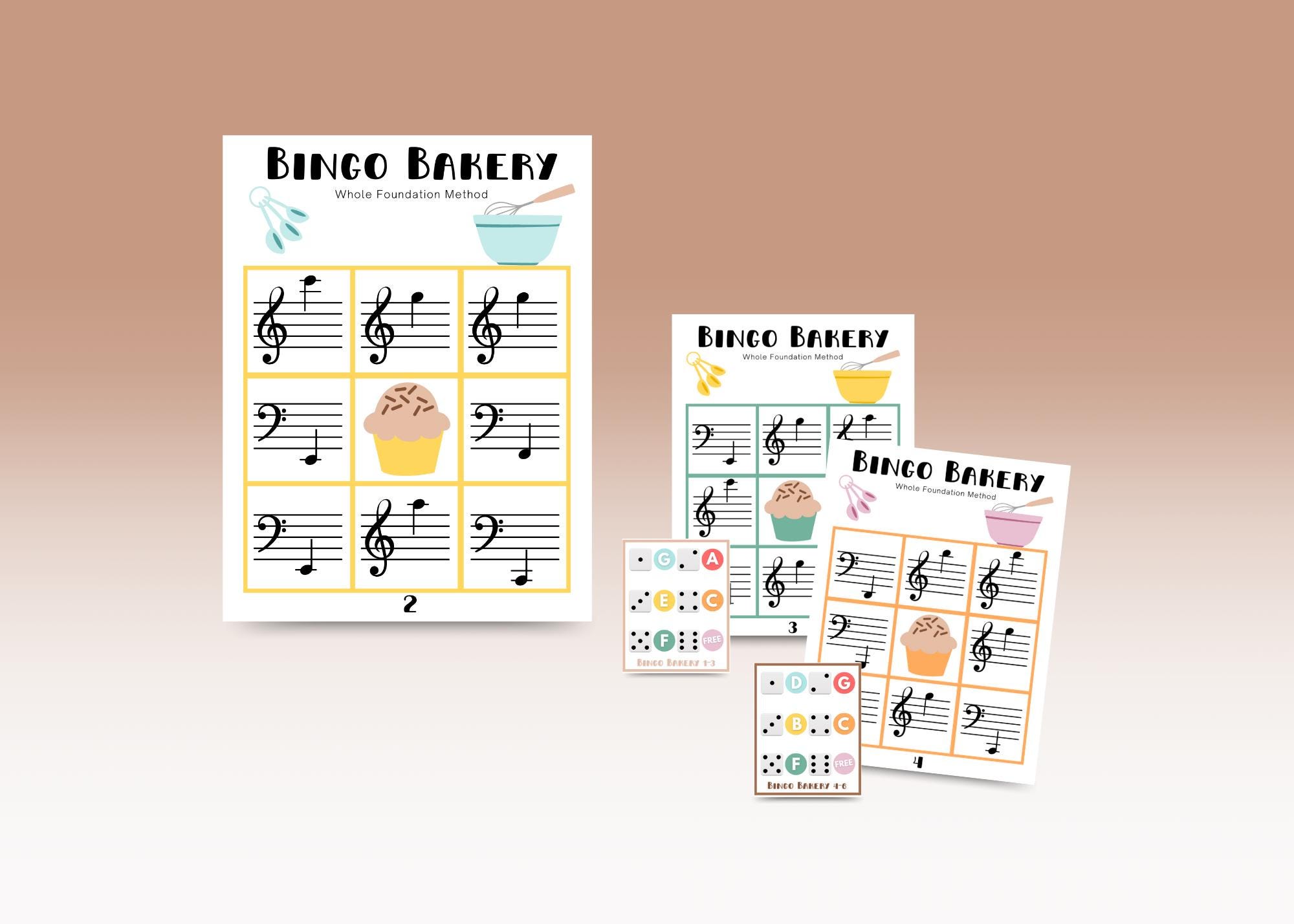 Bingo Bakery | Ledger Landmarks Game - Etsy