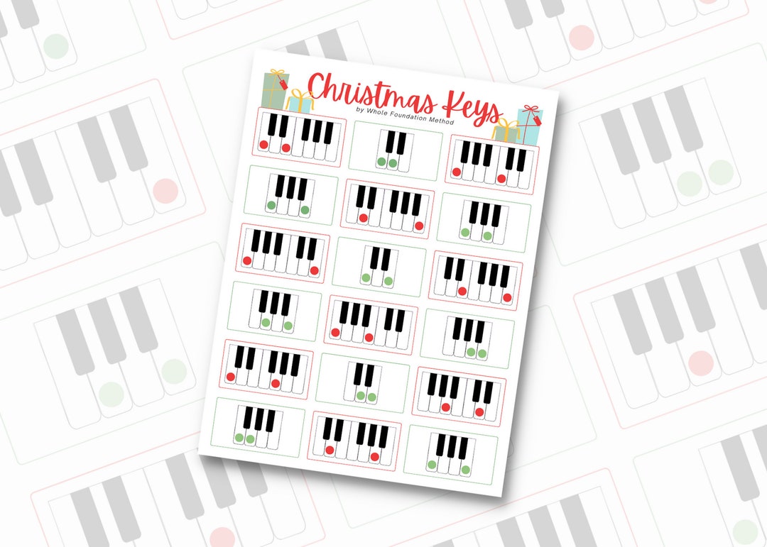 Christmas Keys | Interval I Spy - Etsy