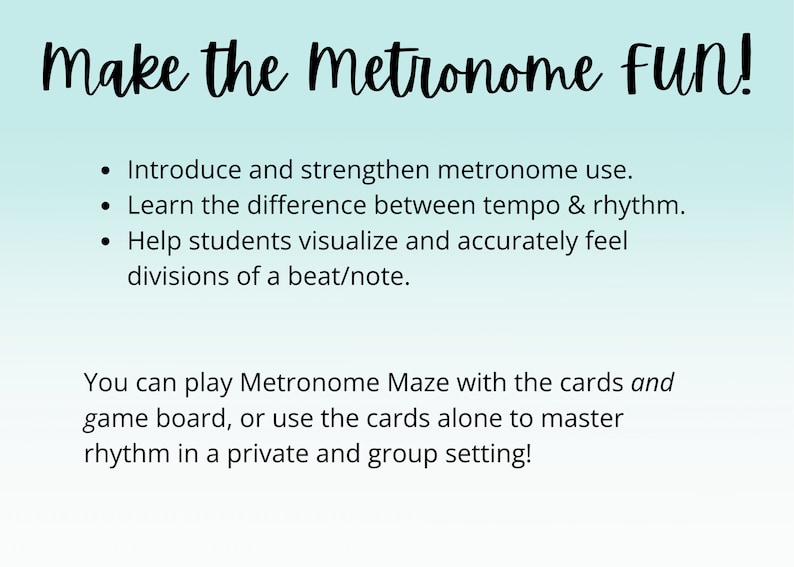 Metronome Maze | Tempo & Rhythm Game - Etsy
