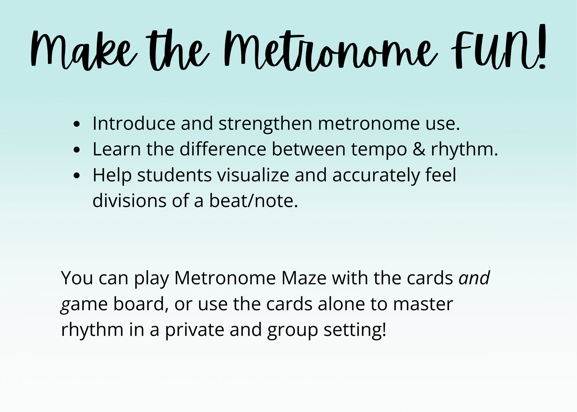 Metronome Maze | Tempo & Rhythm Game - Etsy