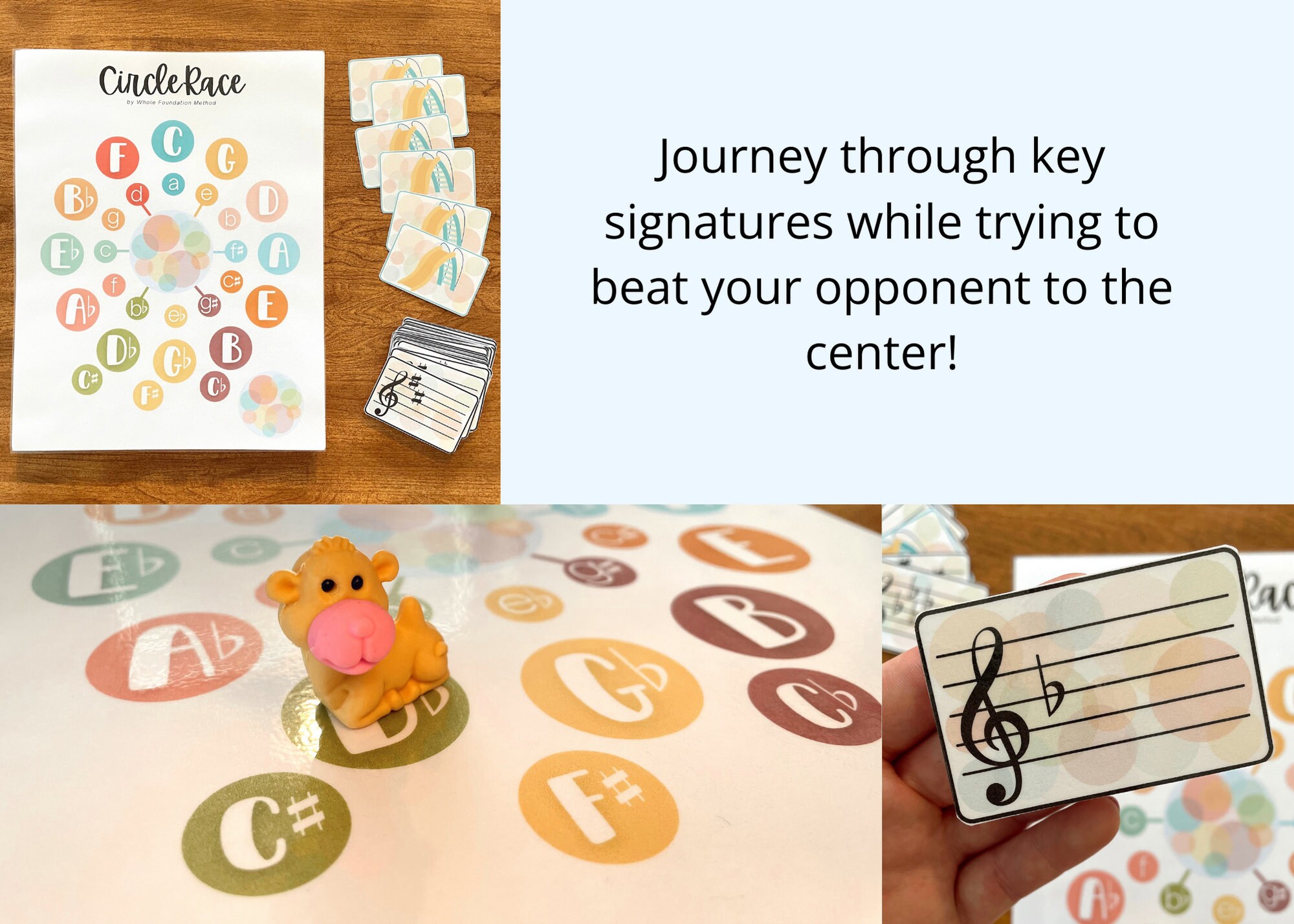 Circle Race Key Signature Game - Etsy