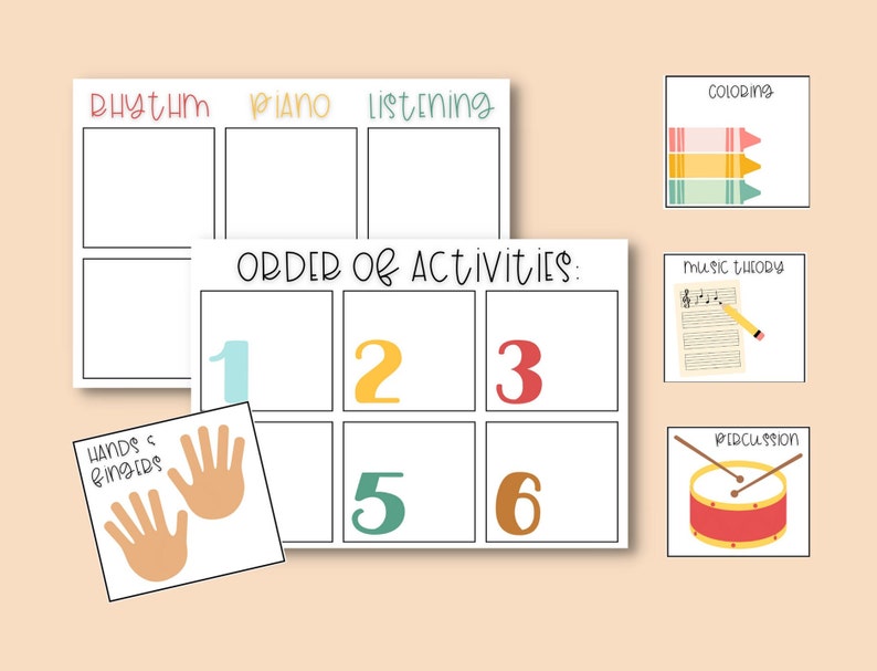 Visual Task Cards & Mats for Asd/neurodivergent Learners - Etsy