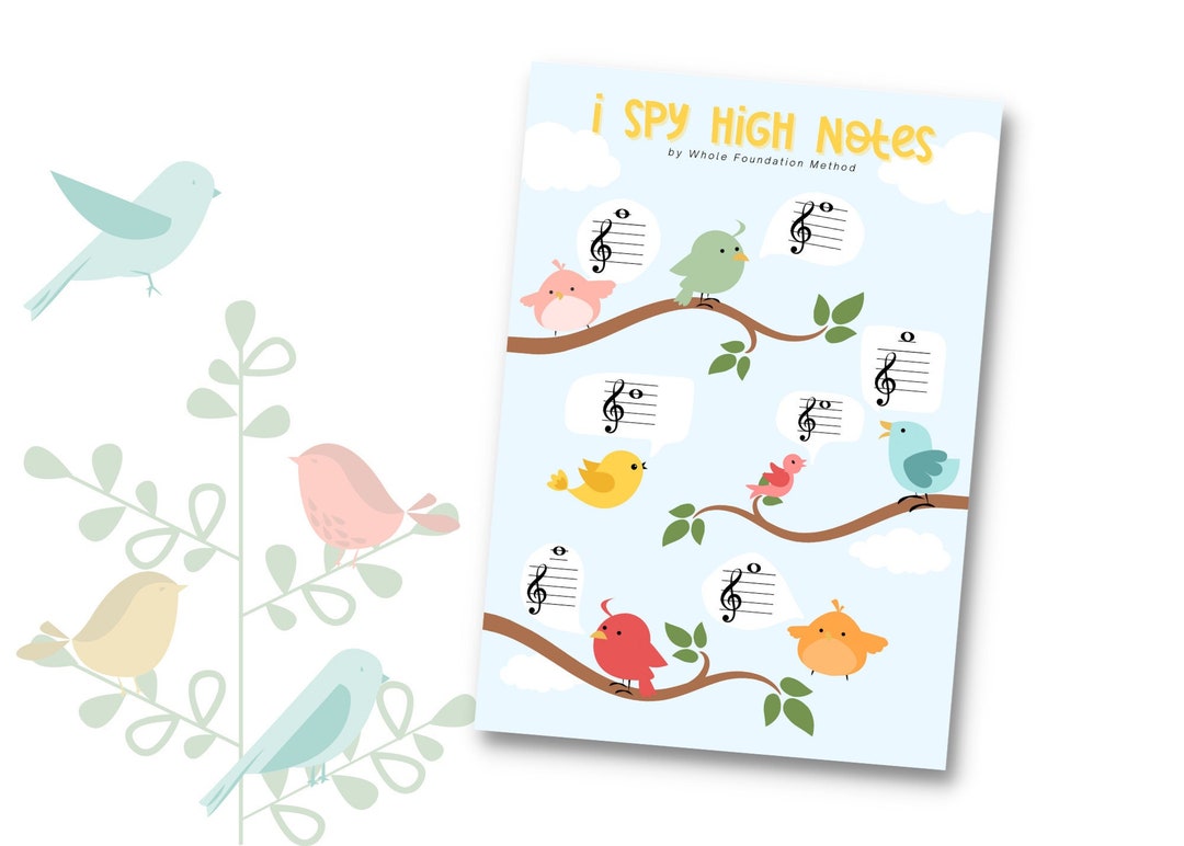 I Spy High Notes [no-prep Reading Game] - Etsy