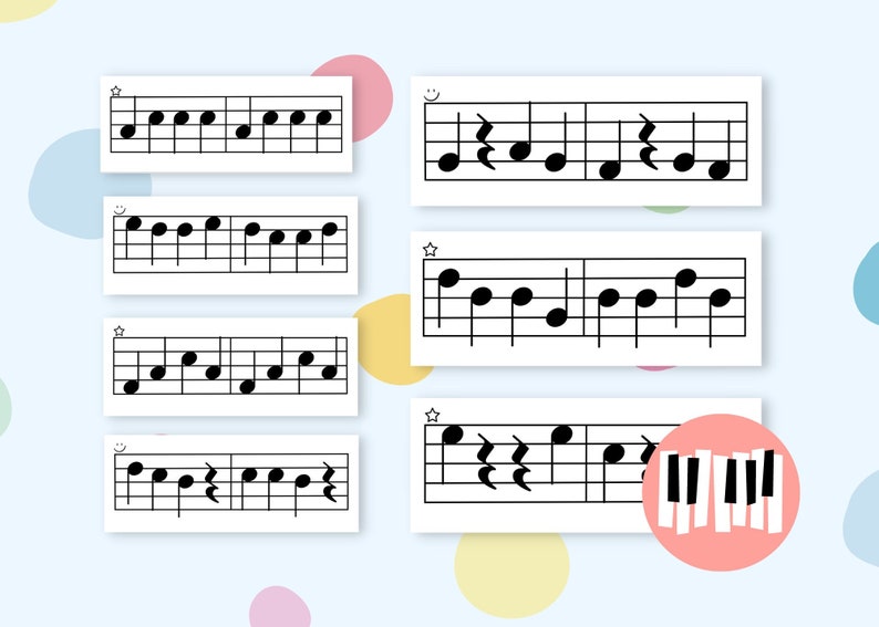 Giant Directional Reading Flashcards | Start on Any Note! - Etsy