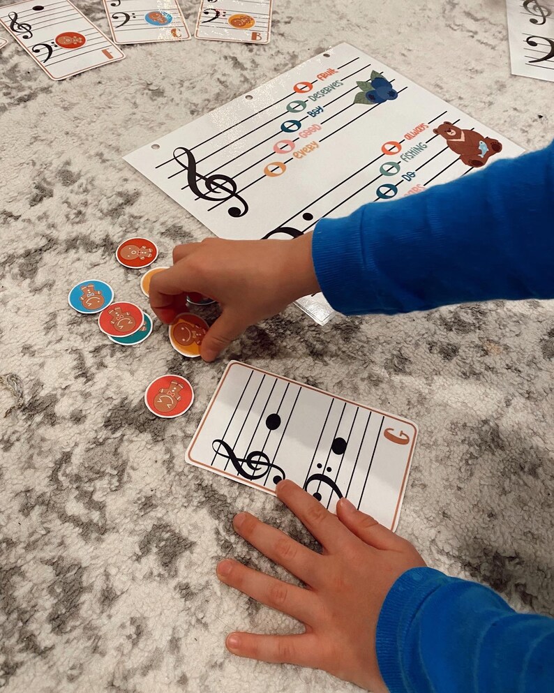 Gingerbread Intruders note-reading Game - Etsy