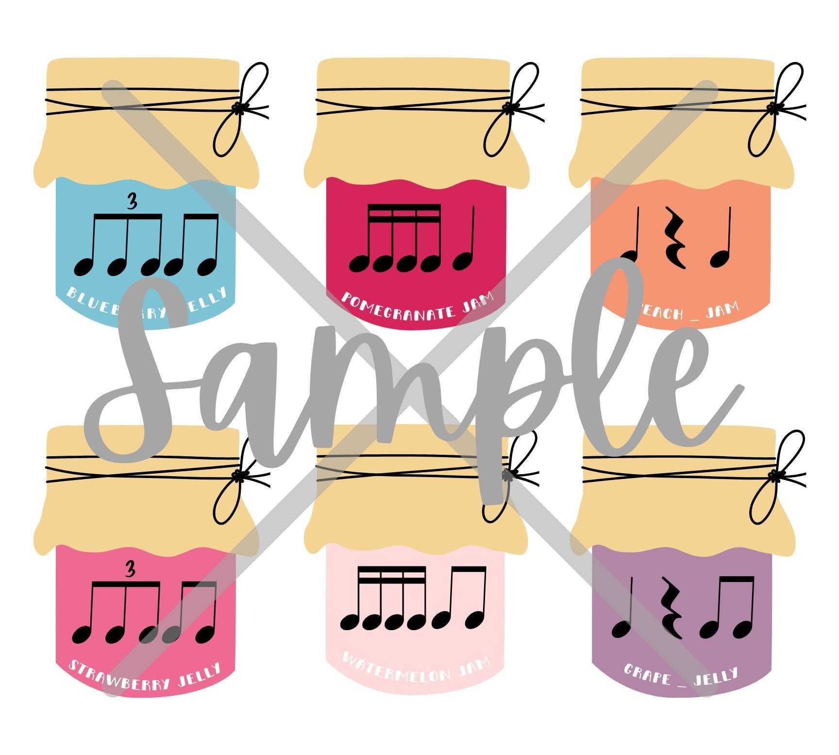 Rhythm Jam Flashcards - Etsy