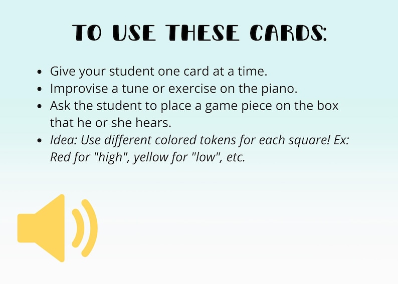 2nd Edition Ear Training Cards | 42 Music Theory/aural Concepts - Etsy