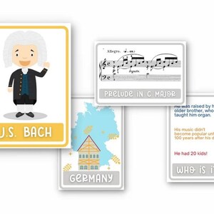 Composer BUNDLE [trivia Cards & Worksheets] - Etsy