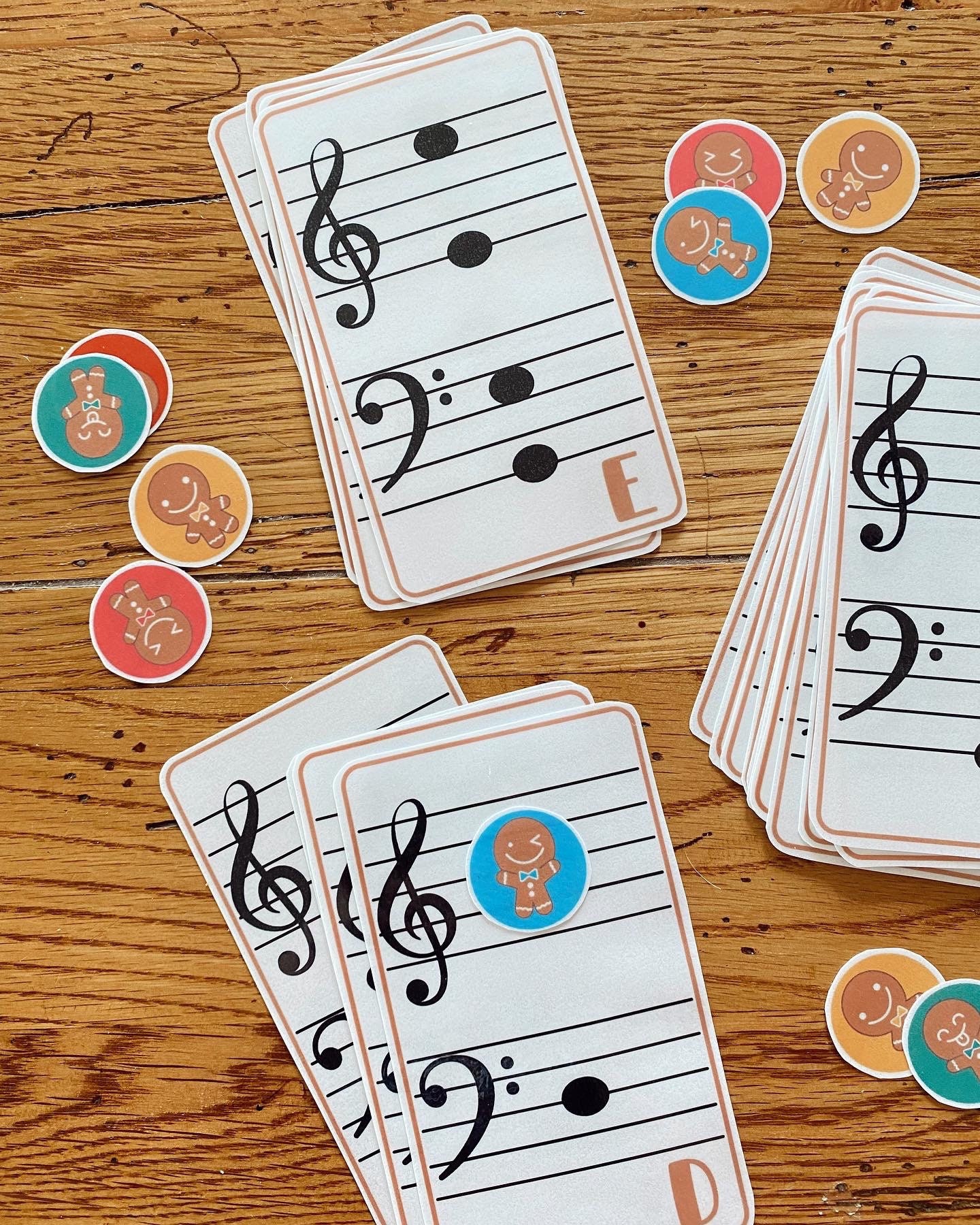 Gingerbread Intruders note-reading Game - Etsy