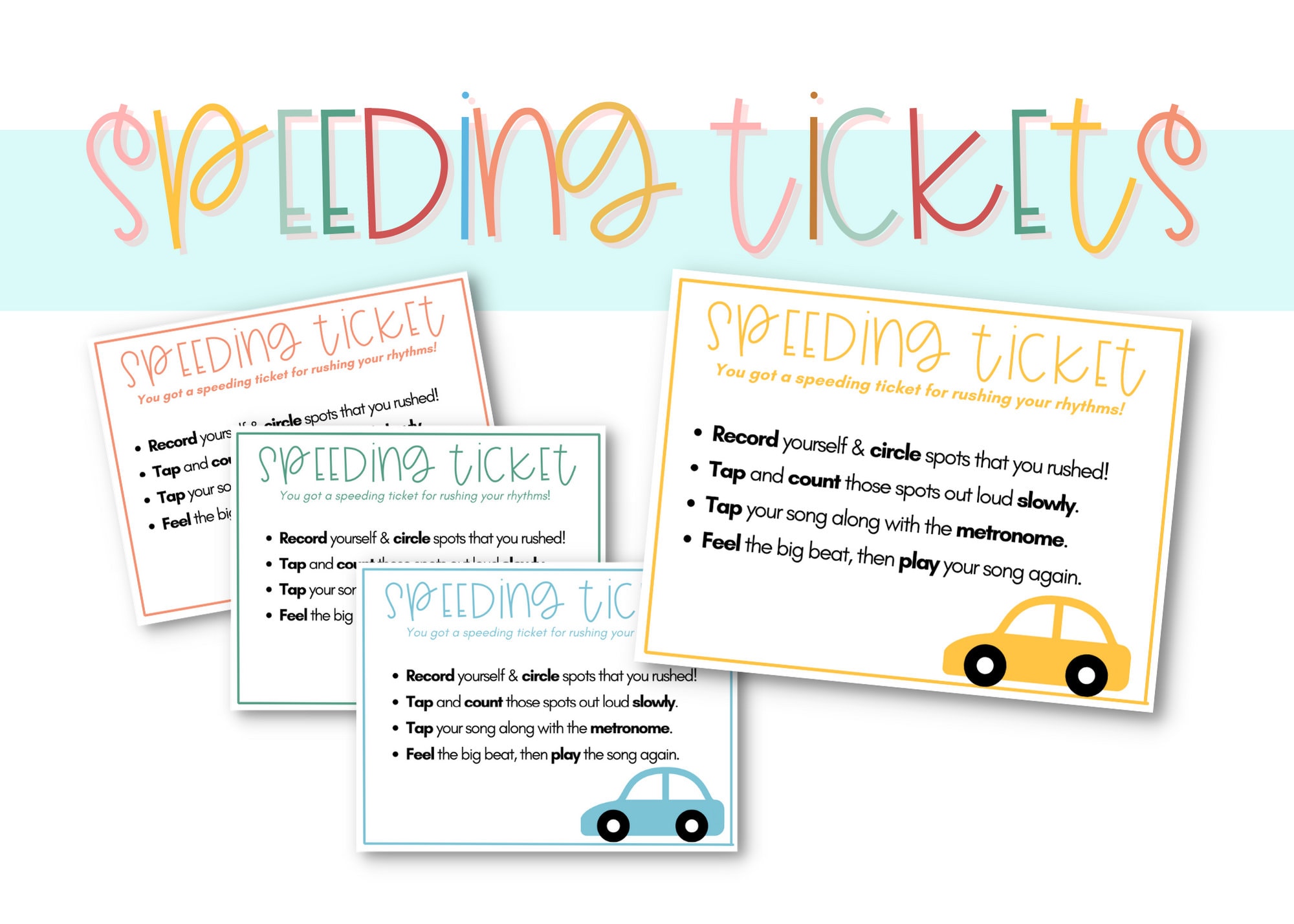 Blank Speeding Ticket Template