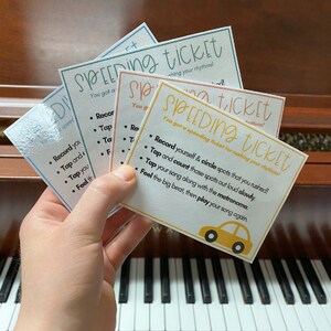 Music Student Speeding Tickets - Etsy