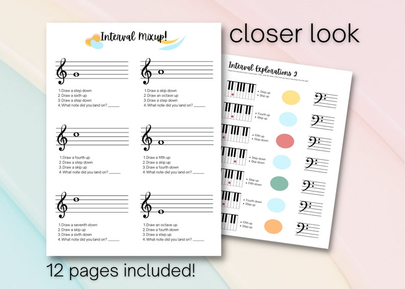 Interval Theory Worksheets - Etsy