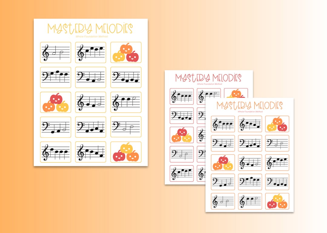 Mystery Melodies | Beginner Ear Training Game - Etsy